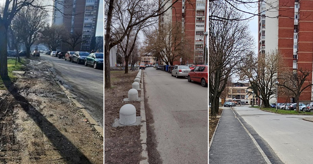 Od kaljuže do staze u centru Slav. Broda. Nije puno, ali veseli ...