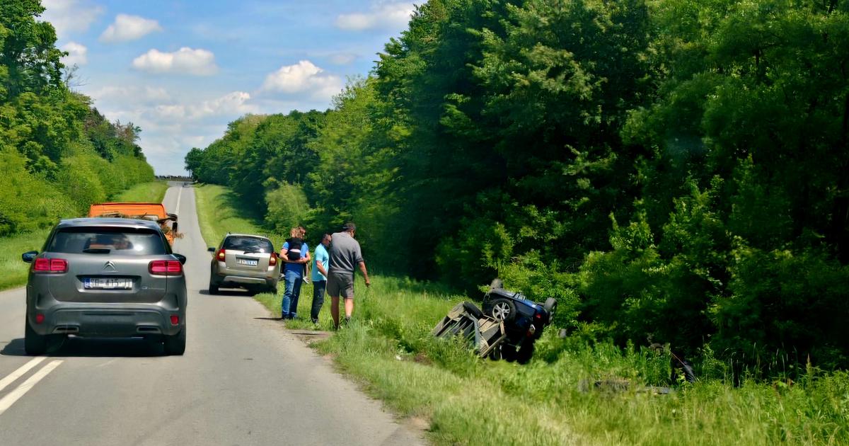 Automobili 'sletjeli' s ceste i prevrnuli se | Plusportal