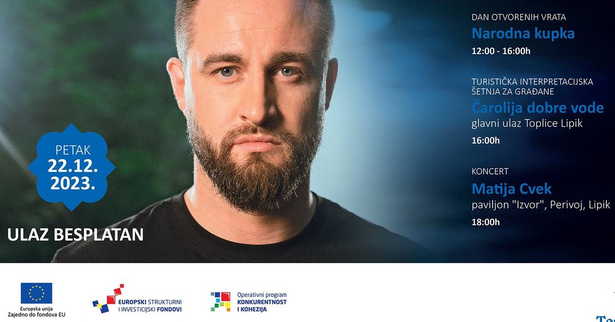 Koncert Matije Cveka u Toplicama Lipik | Plusportal